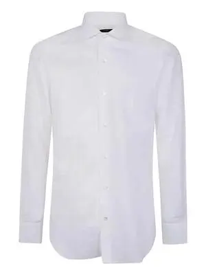 BARBA NAPOLI Cotton Shirt White
