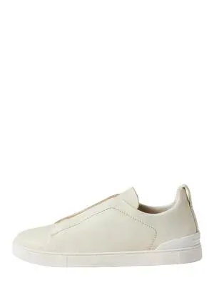 Zegna Triple Stitch Secondskin Sneakers - White