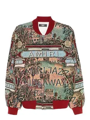 Amiri Jazz Hideaway Bomber Jacket - Neutrals