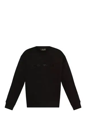 Emporio Armani Logo Sweater - Black