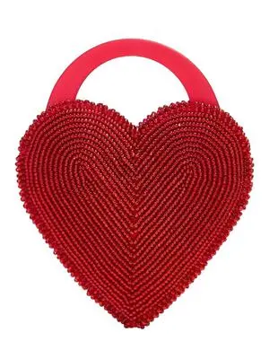 VANINA Reine De Coeur Clutch - Red