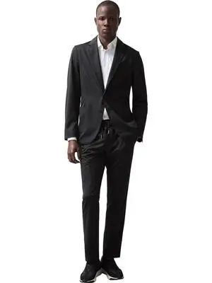 REISS F1 Team Slipstream Slim-fit Technical Trousers - Black