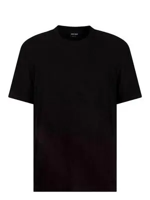 Giorgio Armani Textured T-shirt - Black