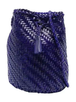 Dragon Diffusion DRAGON DIFFUSION Pompom Double Jump Bucket Bag Purple