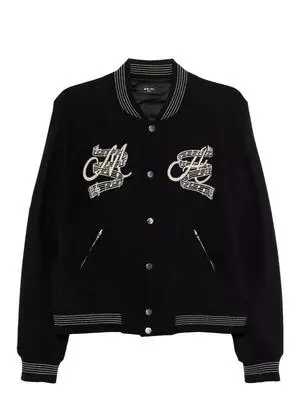 Amiri Hollywood Music Bomber Jacket - Black