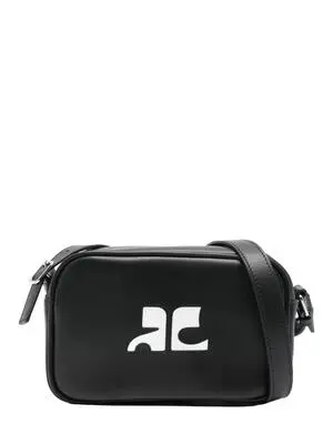 COURREGES Reedition Shoulder Bag - Black