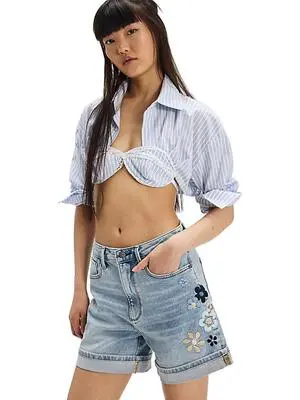 DRIFTWOOD Aria Denim Shorts Boogie Remix