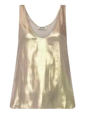 Zadig&Voltaire Tarys Tank Top - Gold
