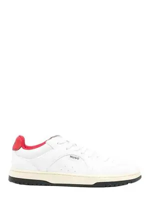 Hugo Logo-patch Sneakers - White