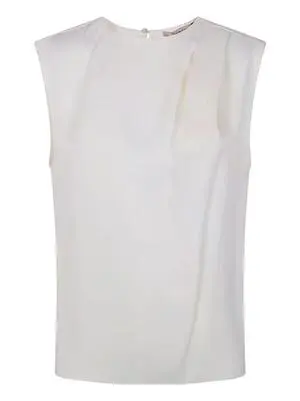 TWINSET Pleat-detail Top - White