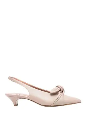 HALMANERA 45mm Fede Slingback Pumps - Neutrals