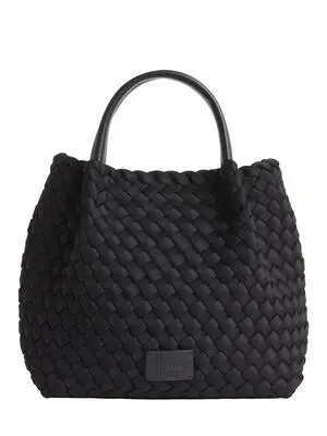 Harrods Mini Woven Tote Bag - Black