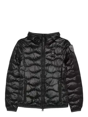 BLAUER. Logo-patch Puffer Jacket - Black