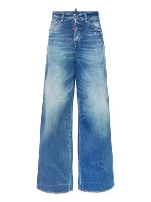 Dsquared2 Wide-leg Jeans - Blue