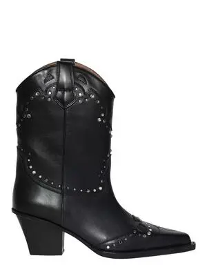 Paris Texas 60mm Janice Boots - Black