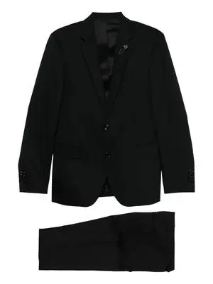LARDINI Single-breasted Suit - Black