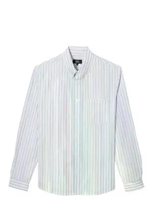 A.p.c. Striped Shirt - White
