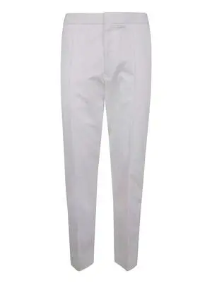 Zegna Cotton Trousers - White