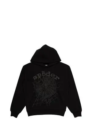 SP5DER Phantom Web Hoodie - Black