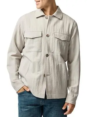 Rodd & Gunn Relaxed Fit Buckleton Shirt Jacket - Beige
