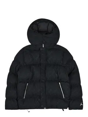Nike Jordan Essentials Logo Synthetic Filled Puffer Jacket - Black/white