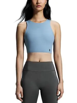 On Core 2 In 1 Cropped Top Chambray