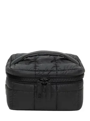 VEECOLLECTIVE Porter Recycled Nylon Vanity Case - Matt Black