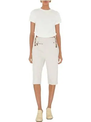 Burberry Festival Cotton T-shirt - Chalk