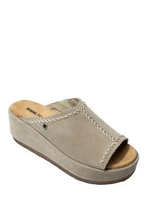 Minnetonka Paislee Wedge Sandal - Simply Taupe