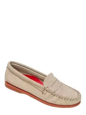 Minnetonka Mellony Penny Loafer - Stone