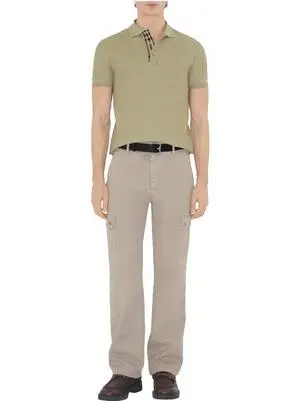 Burberry Cotton Polo Shirt Skylark