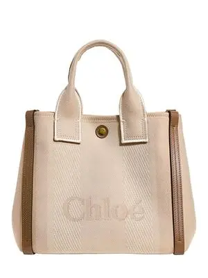 Chloé Small Carry Tote Bag - Beige