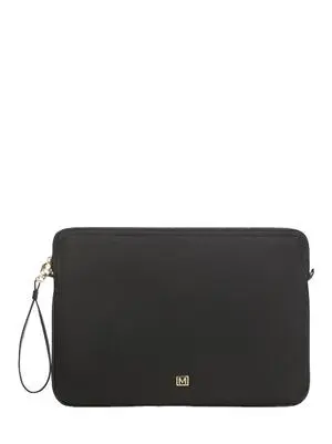 Mango Nylon Zip Wristlet Laptop Case - Black