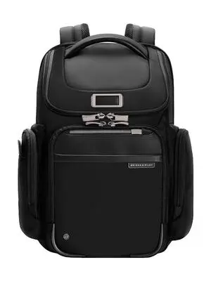 Briggs & Riley Medium Wide-mouth Backpack Black