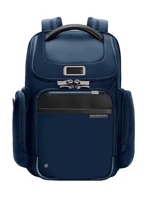 Briggs & Riley Medium Wide-mouth Backpack Navy