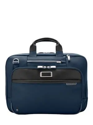 Briggs & Riley Work Medium Expandable Briefcase - Navy