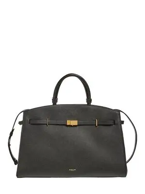 DEMELLIER DeMellier New York Leather Satchel Black