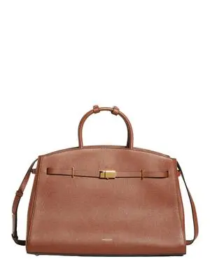 DEMELLIER DeMellier New York Leather Satchel Mocha/mocha