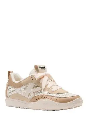 Kate Spade New York K As In Kate Low Top Sneakers - Cream/ Beach Sand