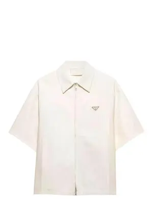 Prada Leather Shirt - White