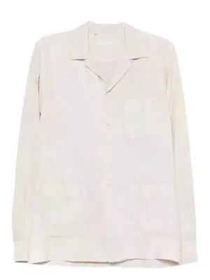 Boglioli Linen Shirt Jacket - Neutrals