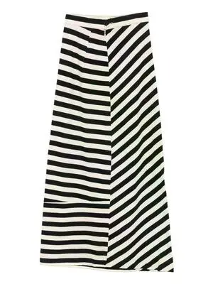 YOHJI YAMAMOTO Yohji Yamamoto Striped Maxi Skirt
