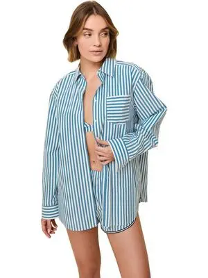 Solid & Striped Avril Button-down Shirt - Stripe