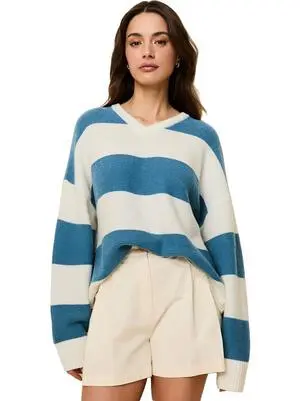 Solid & Striped Reva Cashmere Sweater - Stripe