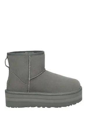 UGG Classic Mini Platform Boots Grey