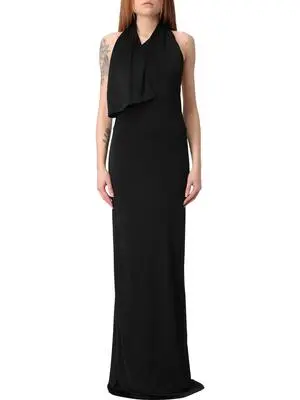 Khaite Halterneck Maxi Dress - Black