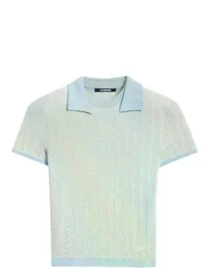 JACQUEMUS Jacquemus Embroidered Polo Top