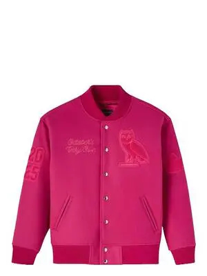 OVO Collegiate Varsity Jacket - Fuchsia