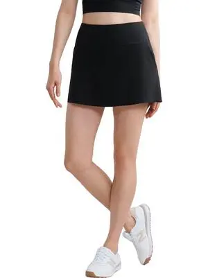 RHONE Course To Court 14-inch Sport Skort Black