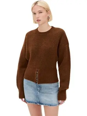 Lioness Dion Knit Pullover - Chocolate